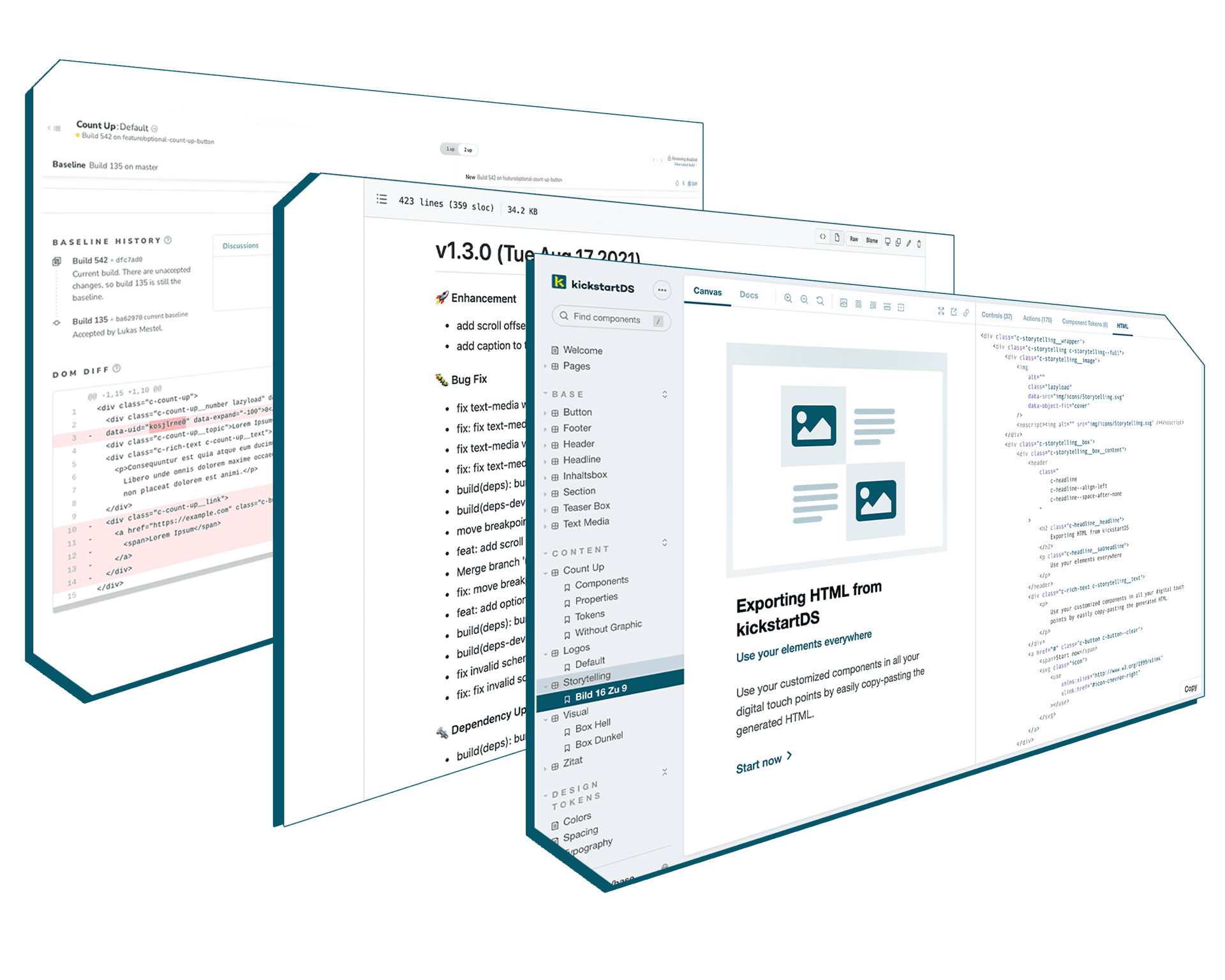 kickstartDS – starter kit and low-code framework for Design Systems // kickstartDS